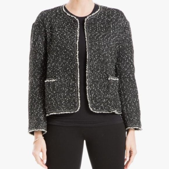 Max Studio | Jackets & Coats | Max Studio Womens Long Sleeve Tweed ...